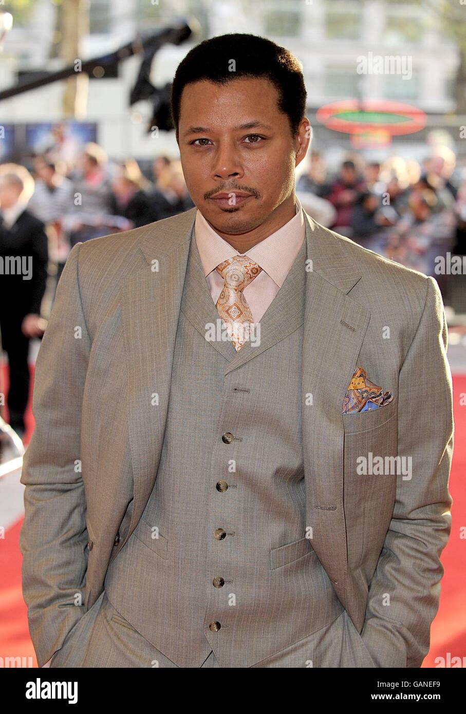 Terrence Howard arrives for the UK charity premiere of Iron Man at the ...