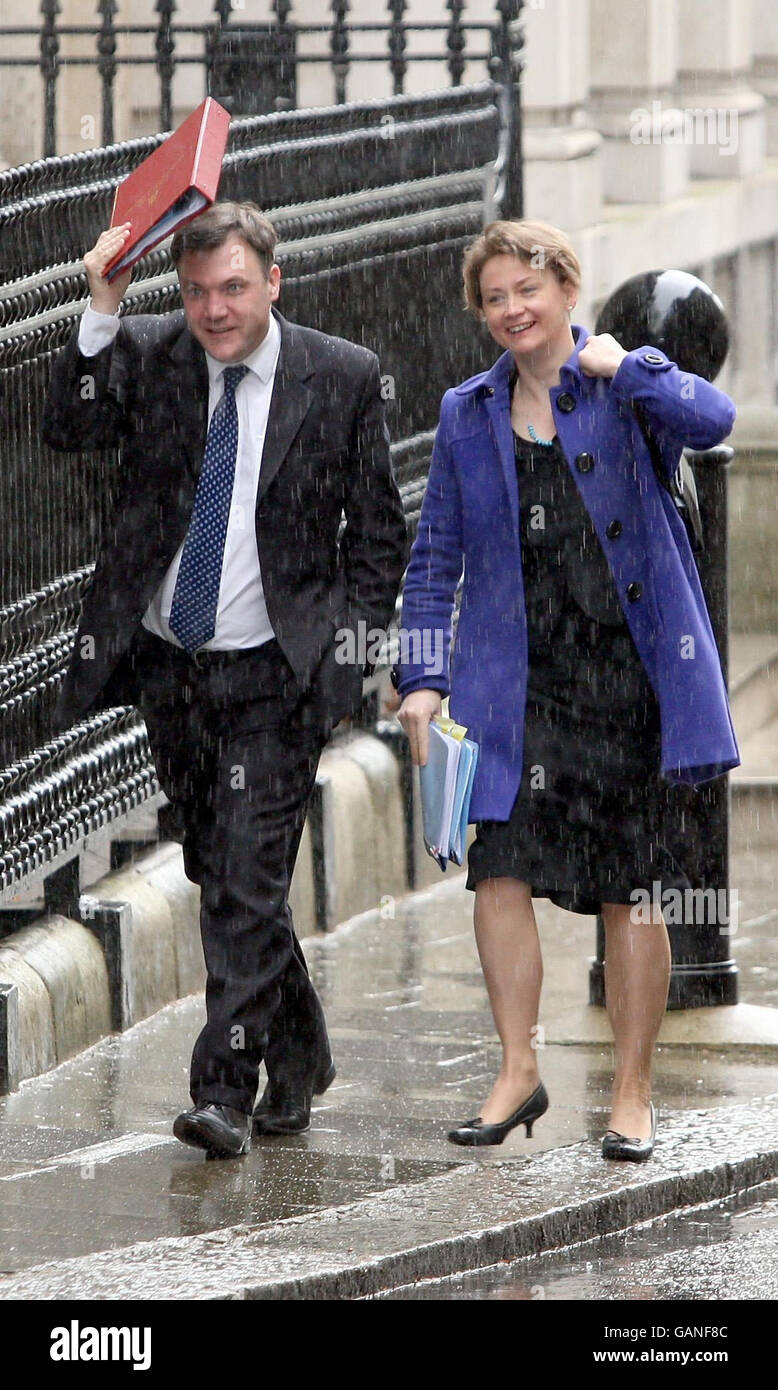 Education Secretary Ed Balls and his wife, the Chief Secretary to the ...