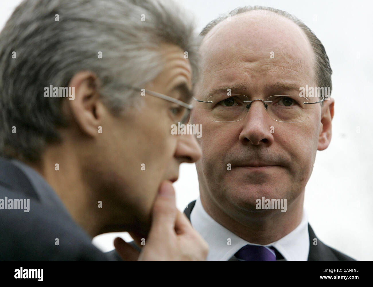 Left to right. General manager of INEOS Grangemouth Gordon Grant with ...