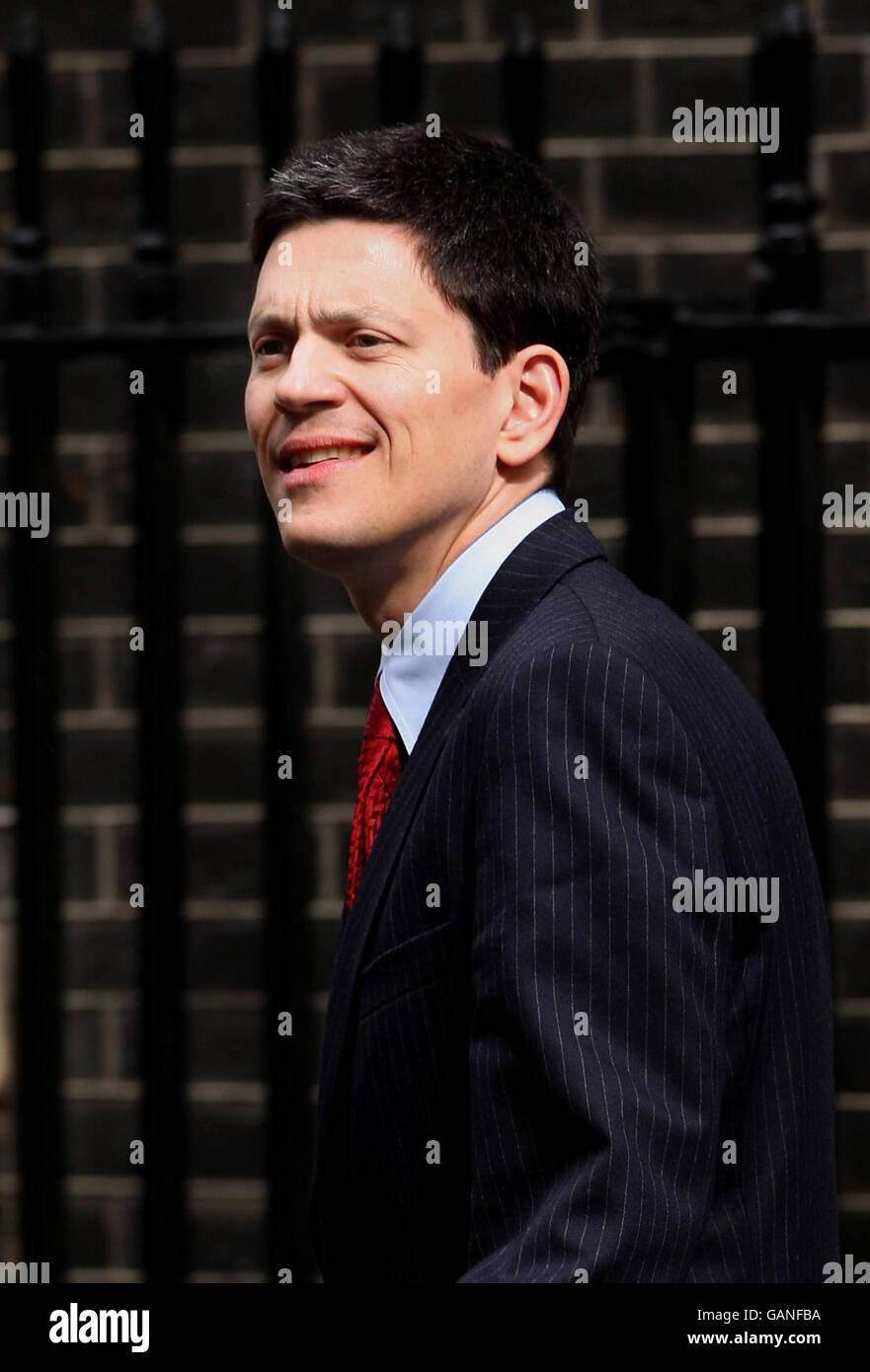 Foreign secretary david miliband leaves cabinet meeting at downing ...