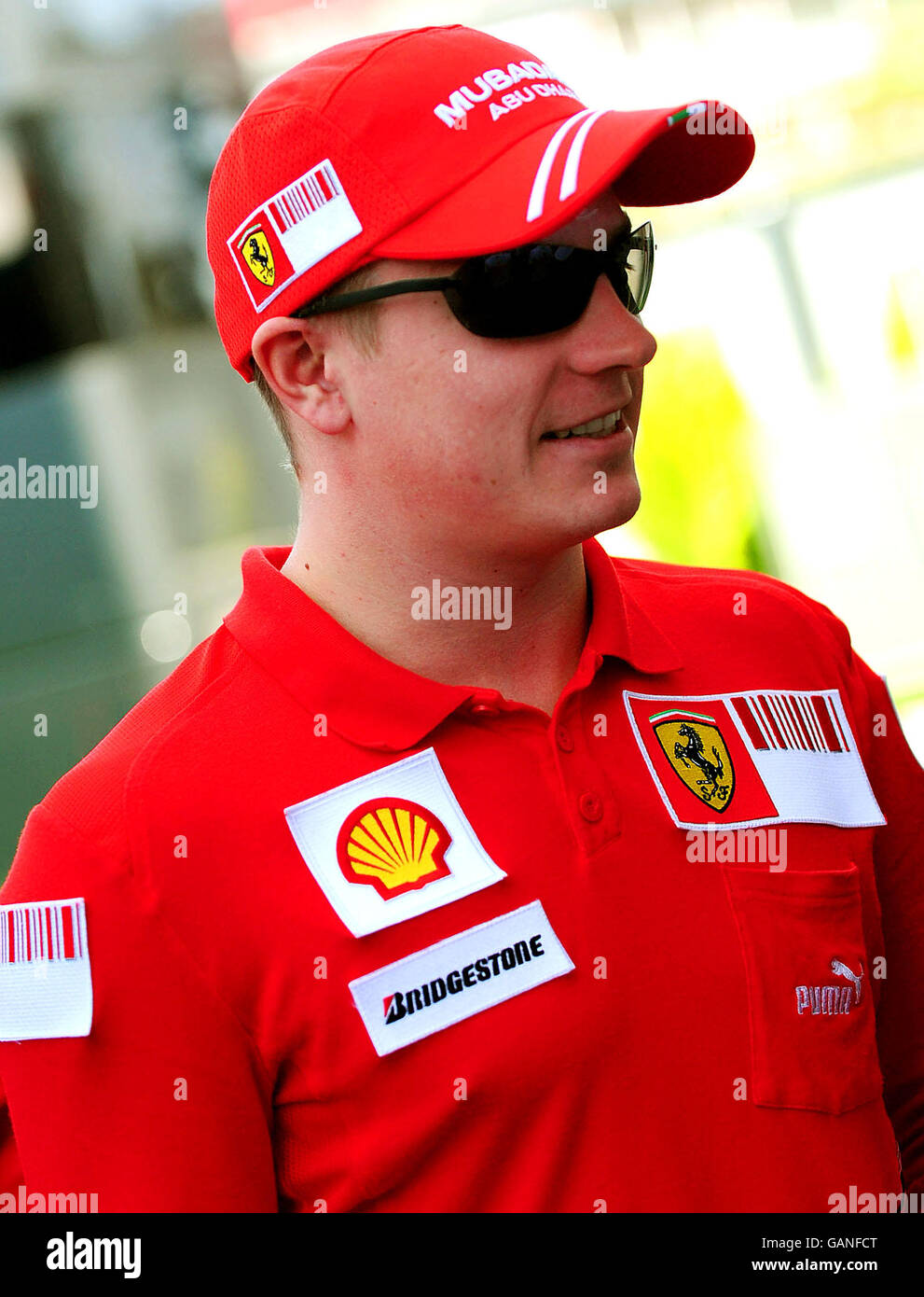 Finland's Ferrari driver Kimi Raikkonen before the Formula One Spanish ...