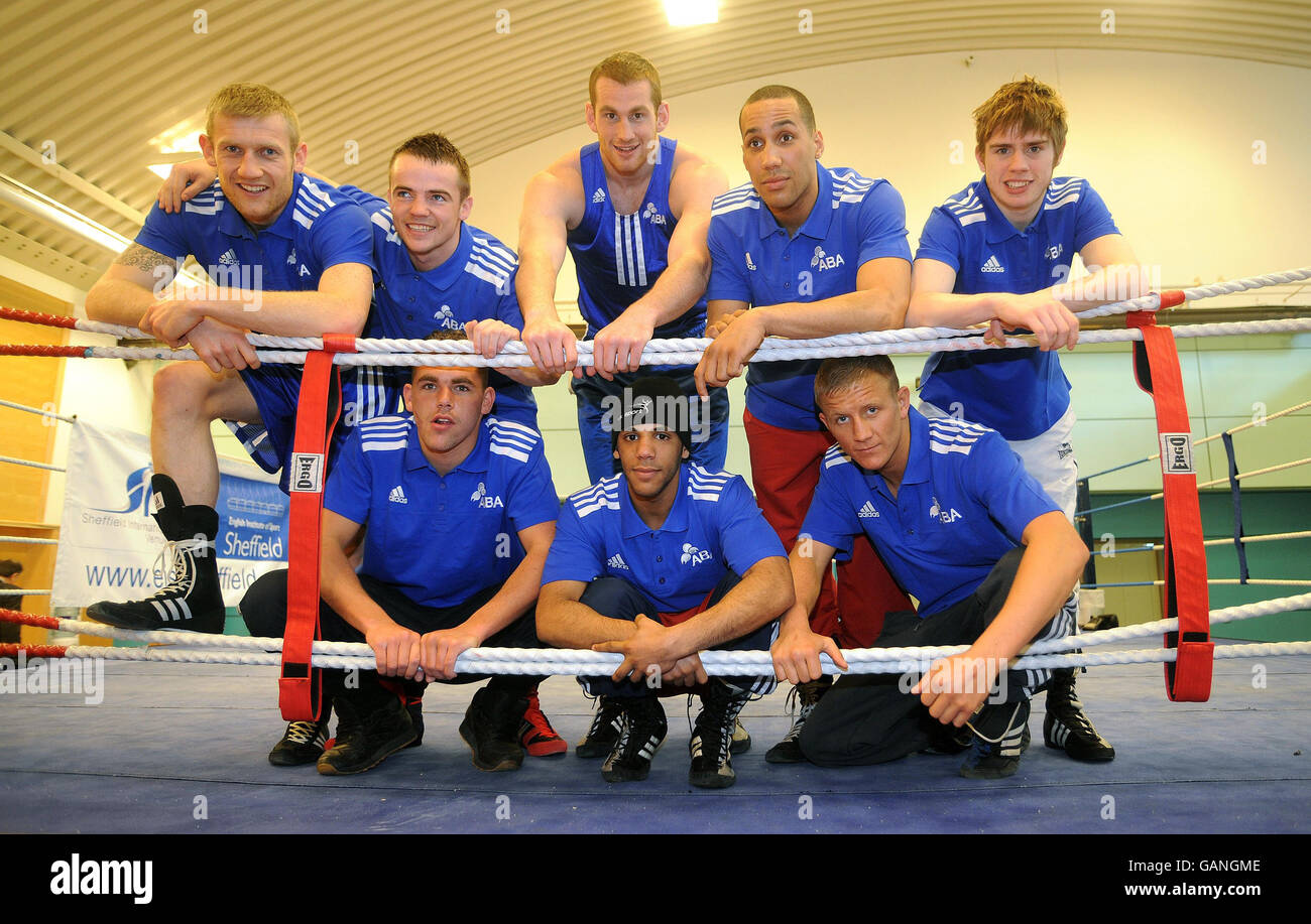 Members Of The Great Britain Olympic Boxing Team High Resolution Stock ...