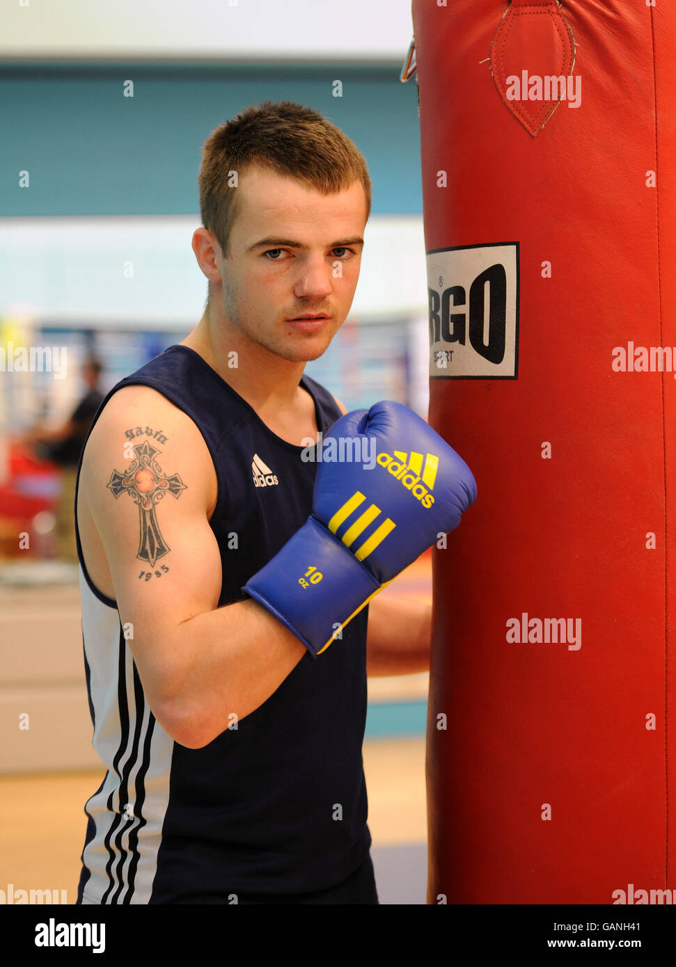 Frankie Gavin, member of the Great Britain Olympic Boxing team, poses ...
