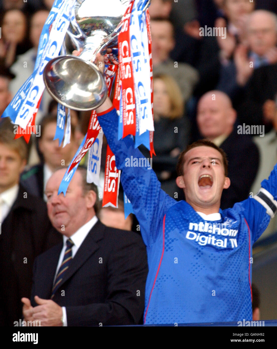 Soccer - CIS Insurance Cup - Final - Rangers v Celtic. Rangers' captain ...