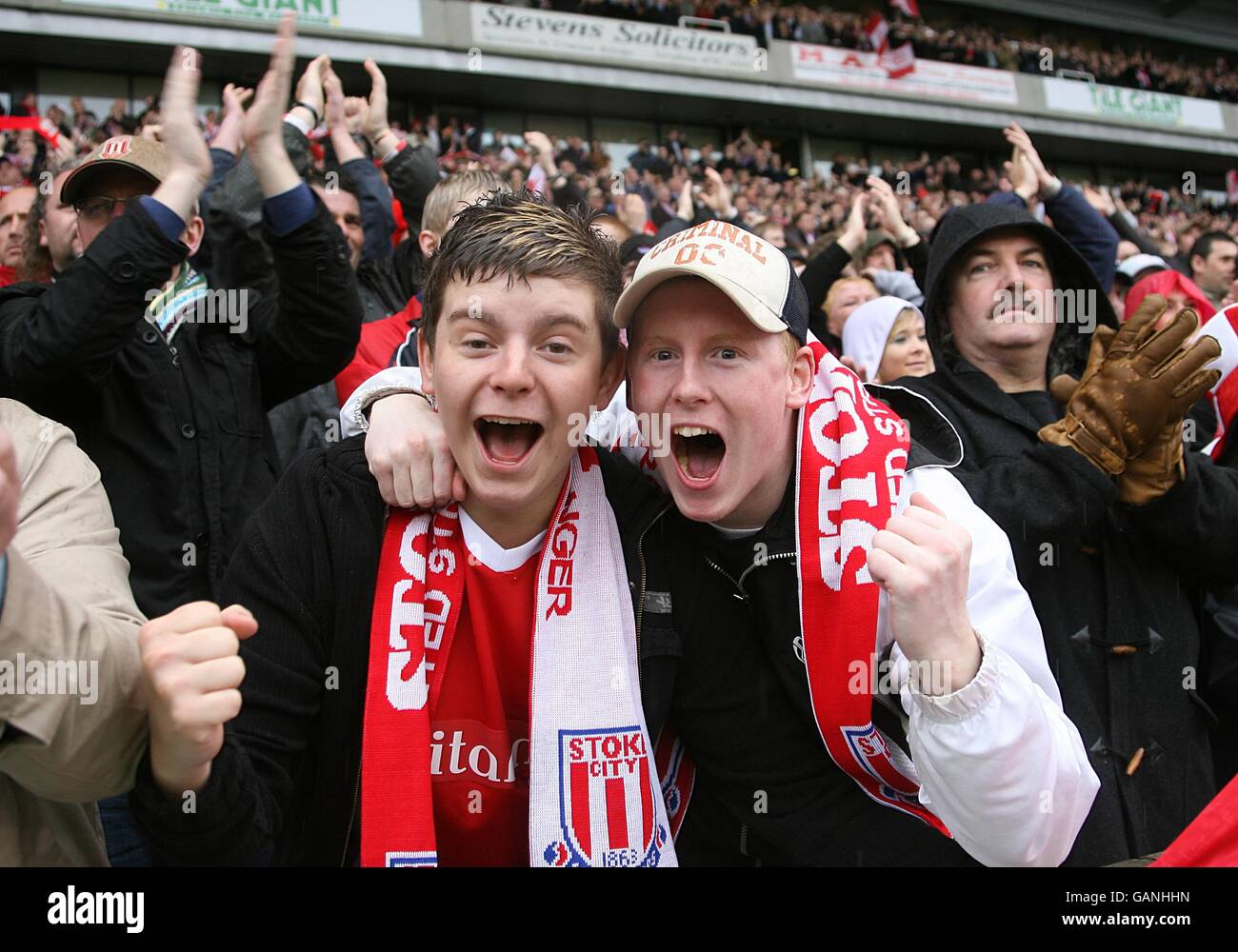 In the coca cola championship match at britannia stadium hi-res stock ...