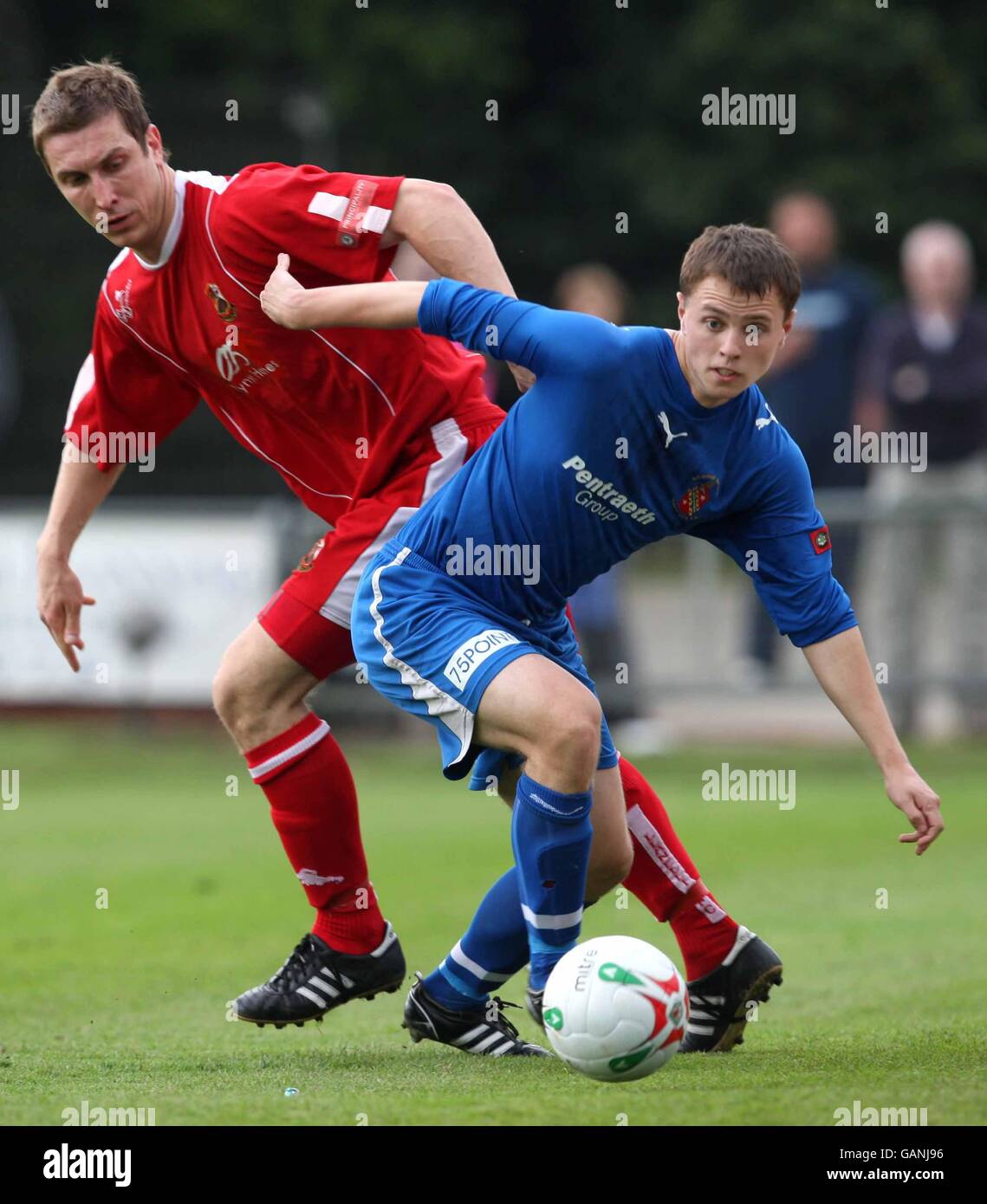 Citys michael johnson llanellis rhys griffiths compete for the ball hi ...