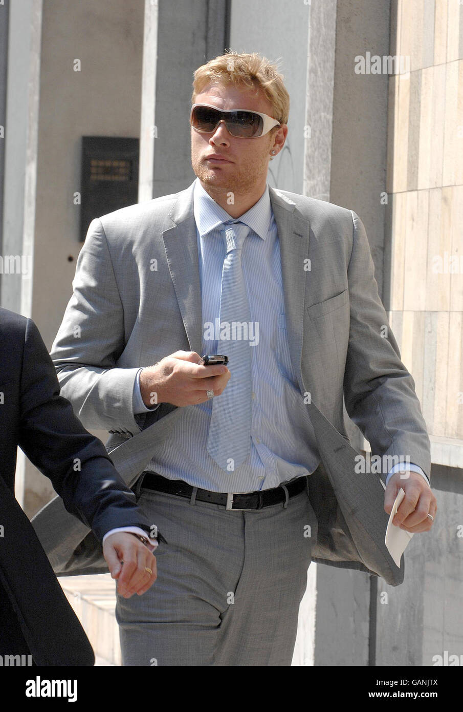 England Cricketer Andrew Flintoff, who has been charged with speeding ...