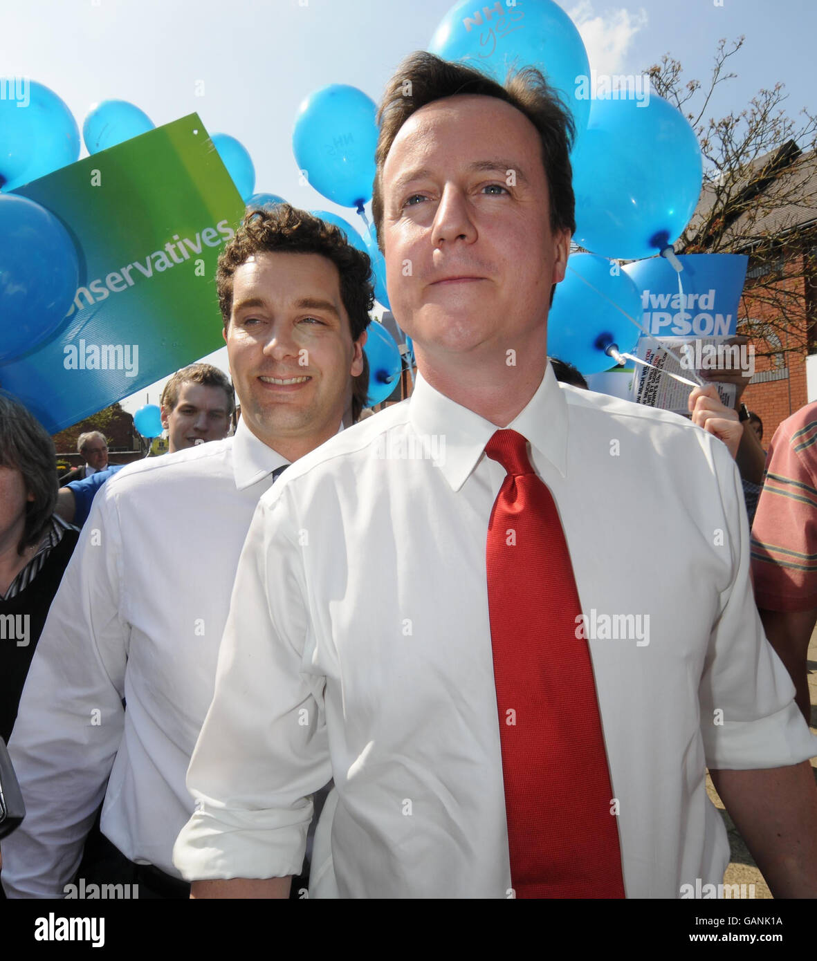 David Cameron and the Conservative parliamentary candidate Edward ...