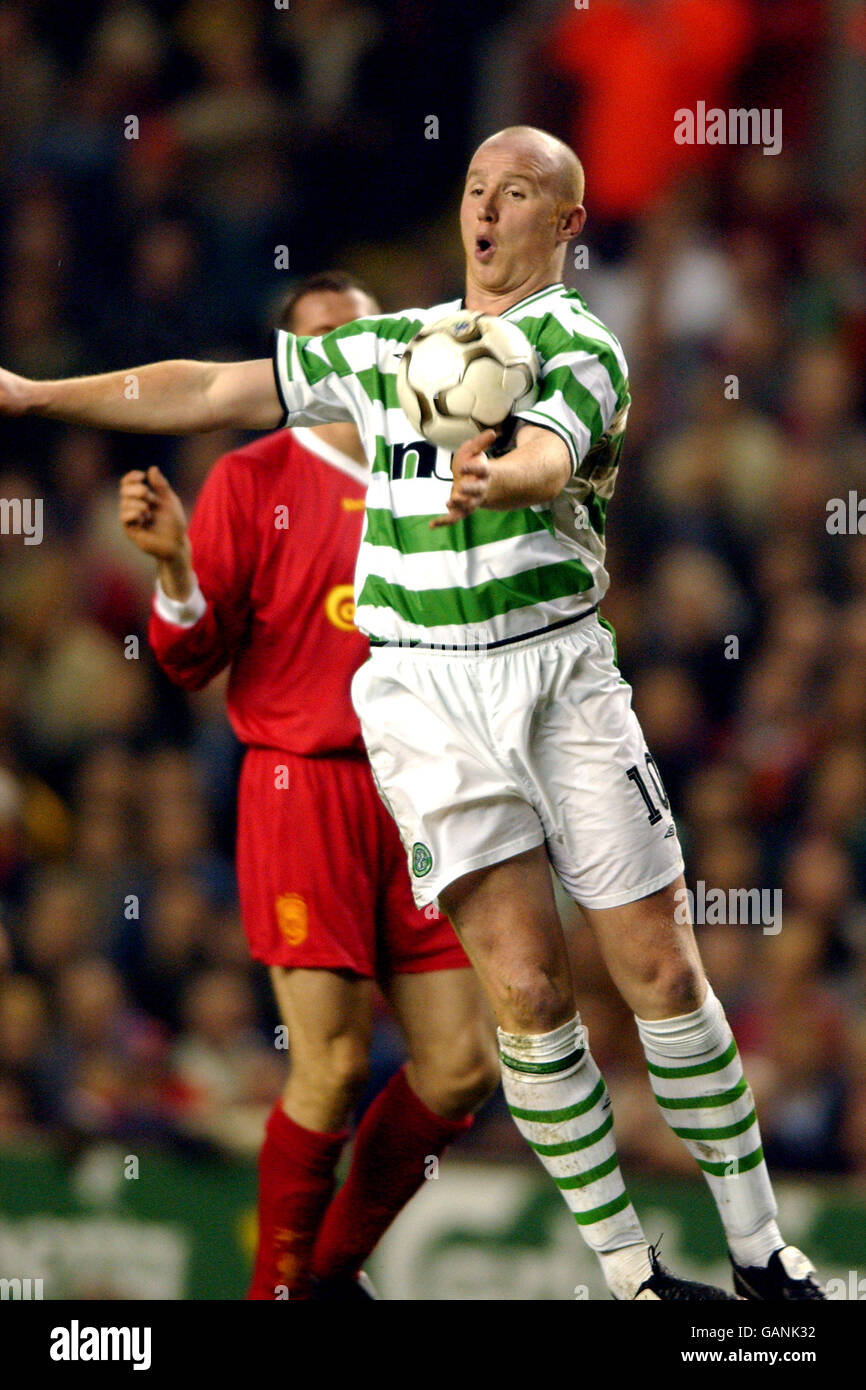 Soccer - UEFA Cup - Quarter Final - Second Leg - Liverpool v Celtic ...