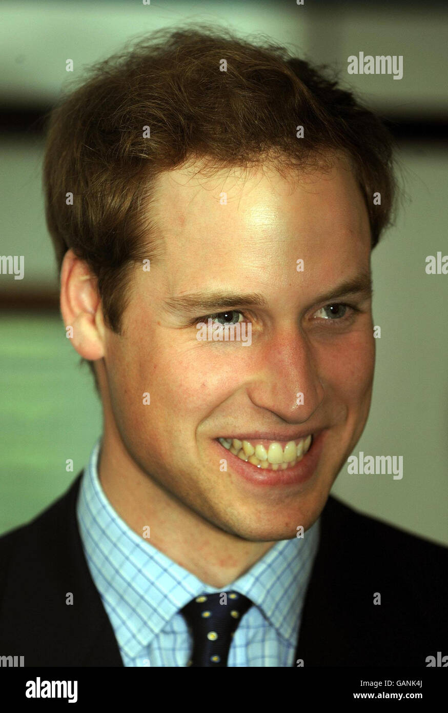 Prince William smiles as he tours the new Endoscopy Unit at The Royal ...