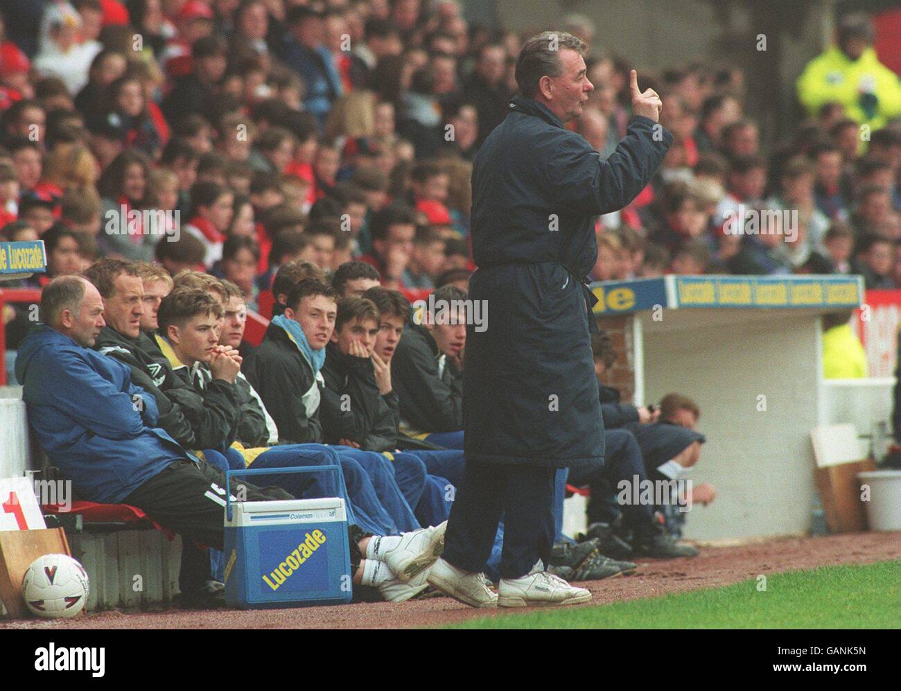 SOCCER. BRIAN CLOUGH , NOTTINGHAM FOREST MANAGER Stock Photo - Alamy