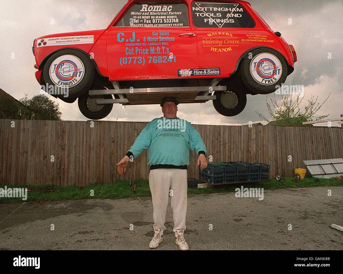 Strongman john evans hi-res stock photography and images - Alamy