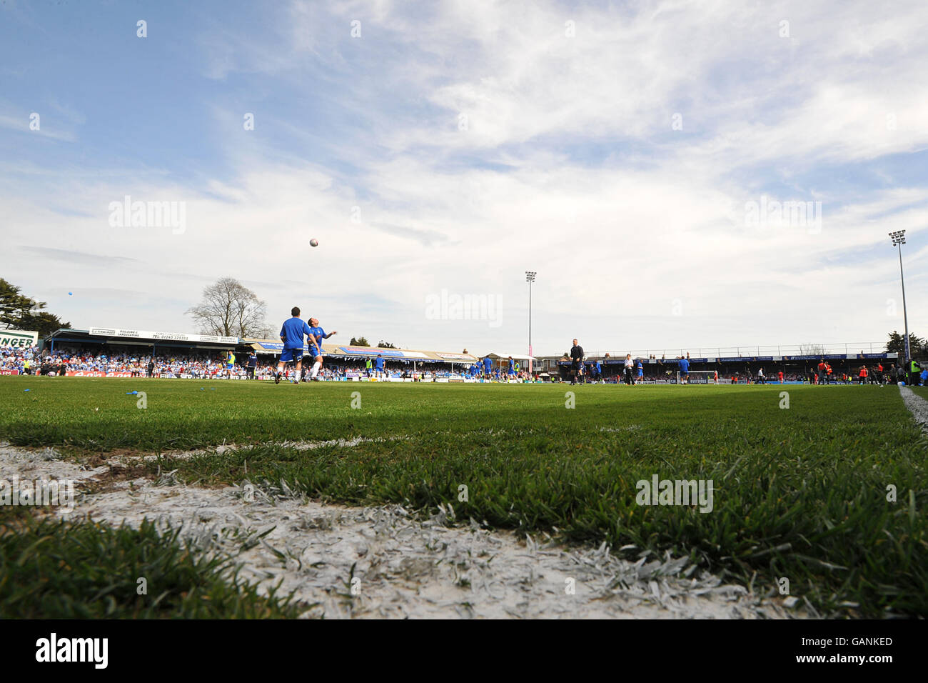 General view of Layer Road ahead of the last ever match at the ground ...