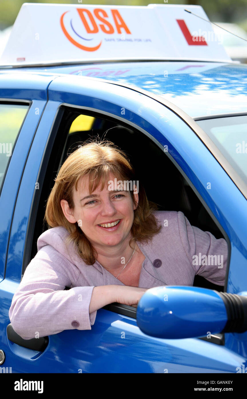 Transport Secretary Ruth Kelly at the Driving Standards Agency's ...