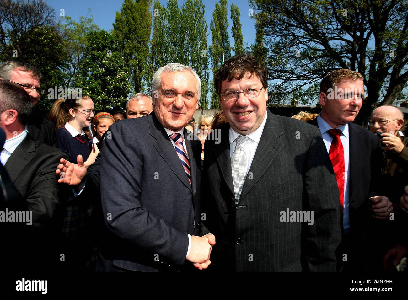 Ahern steps down Stock Photo - Alamy