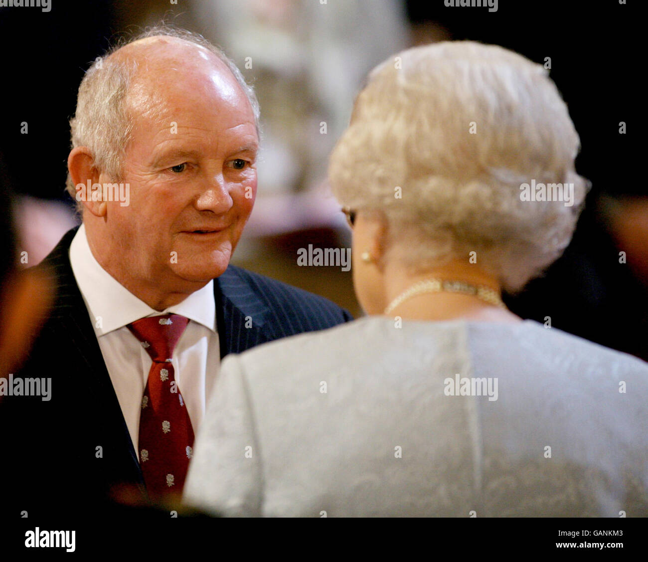 Former England Rugby head coach Brian Ashton receives an MBE from ...