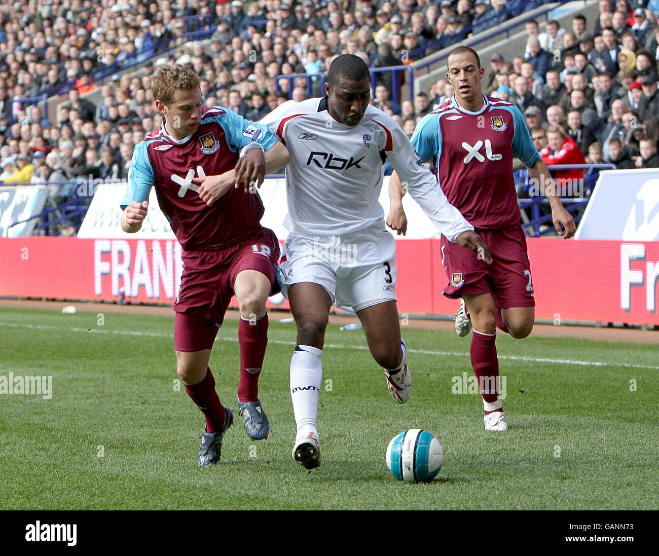 Soccer Barclays Premier League Bolton Wanderers West Ham United Stadium ...