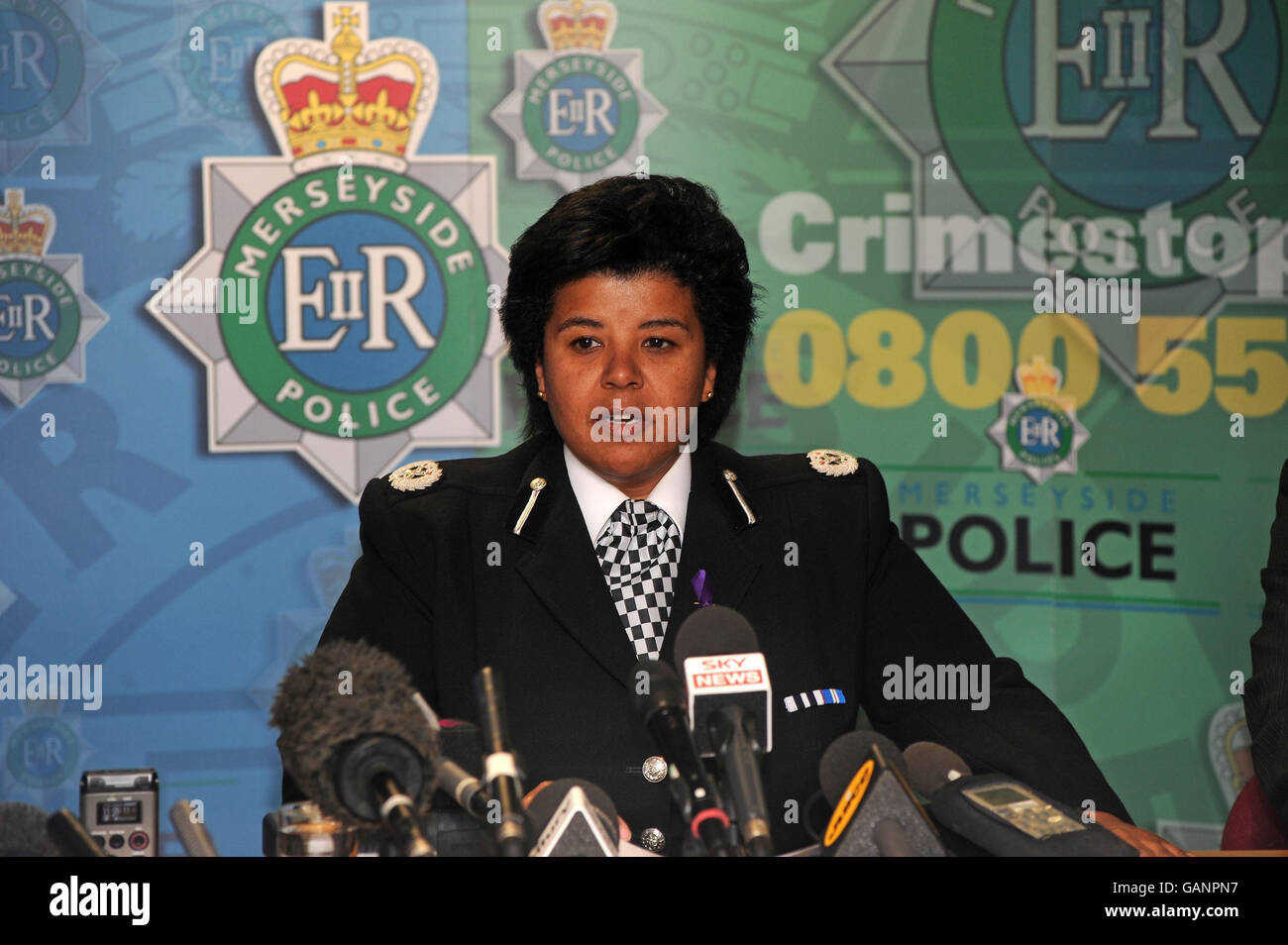 Assistant Chief Constable Patricia Gallen of Merseyside Police speaks ...