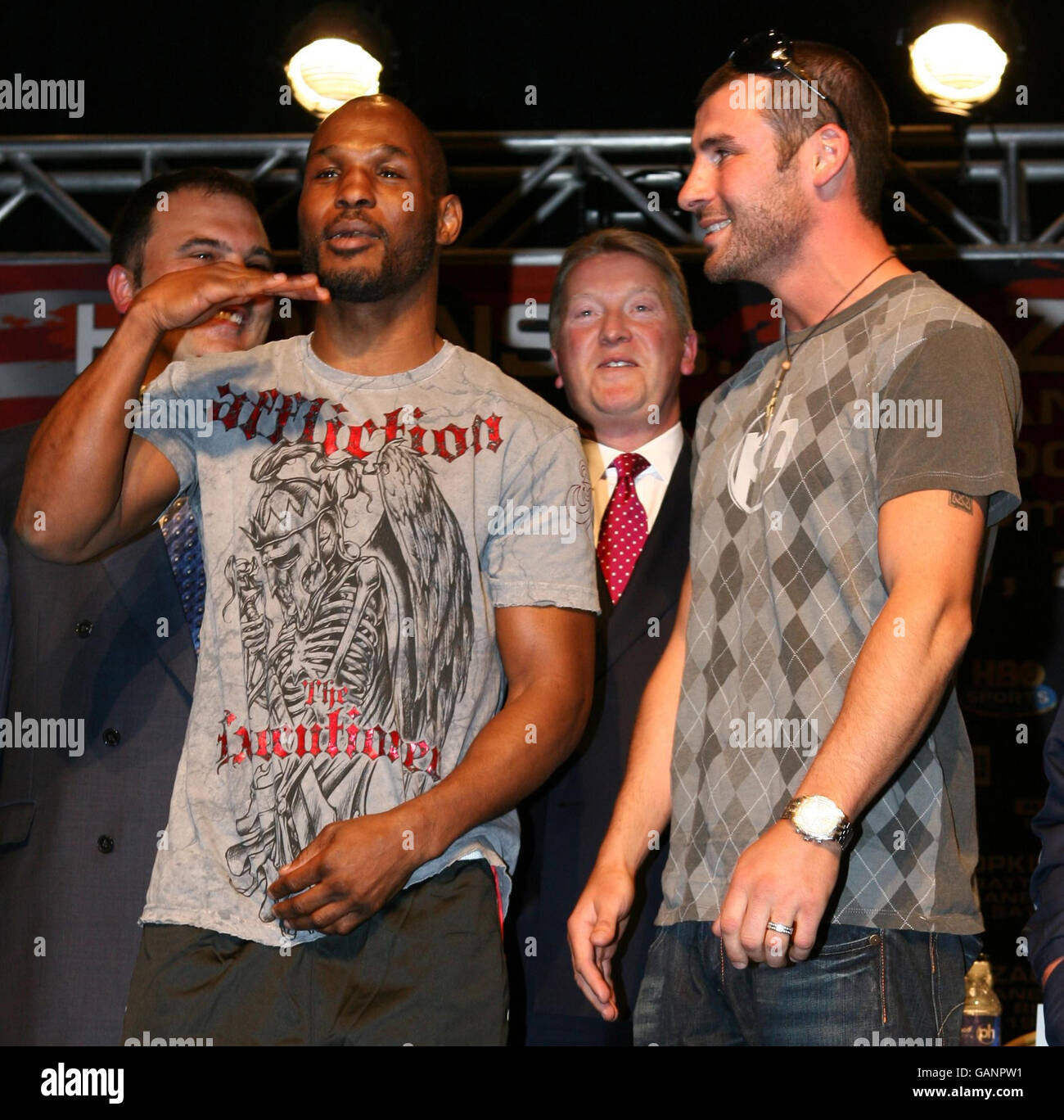 Boxing - Joe Calzaghe and Bernard Hopkins - Planet Hollywood Hotel ...