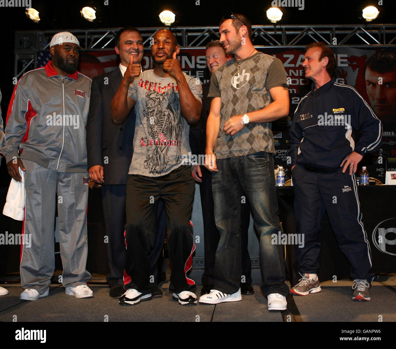 Boxing - Joe Calzaghe and Bernard Hopkins - Planet Hollywood Hotel ...