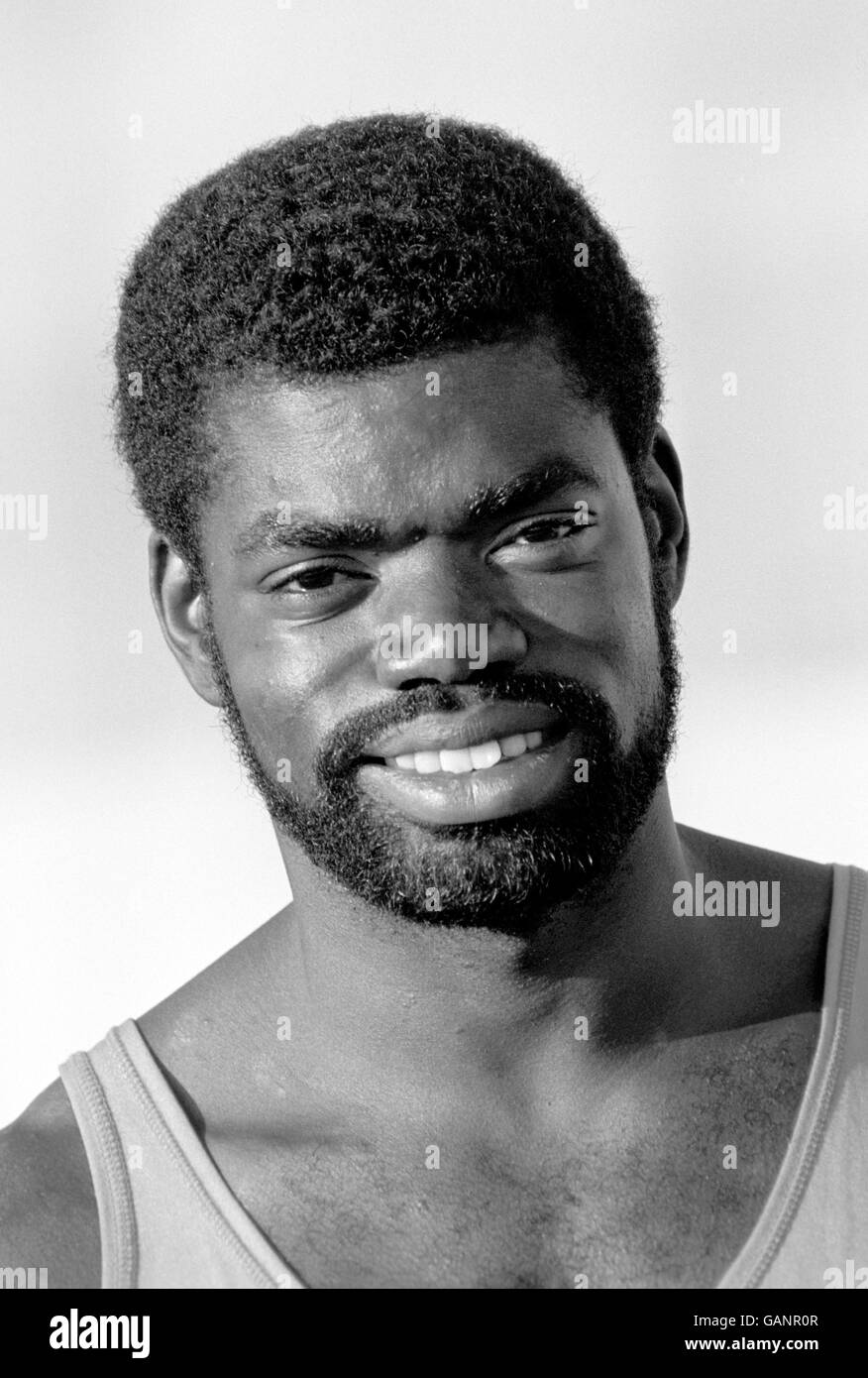 Athletics - Photocall. Athlete Glen Cohen a 400m runner Stock Photo - Alamy