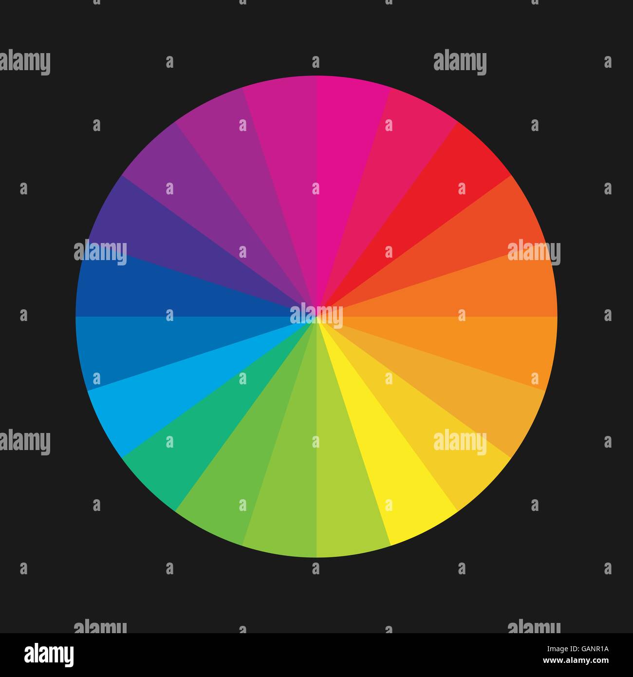 Color wheel guide Stock Vector Image & Art - Alamy