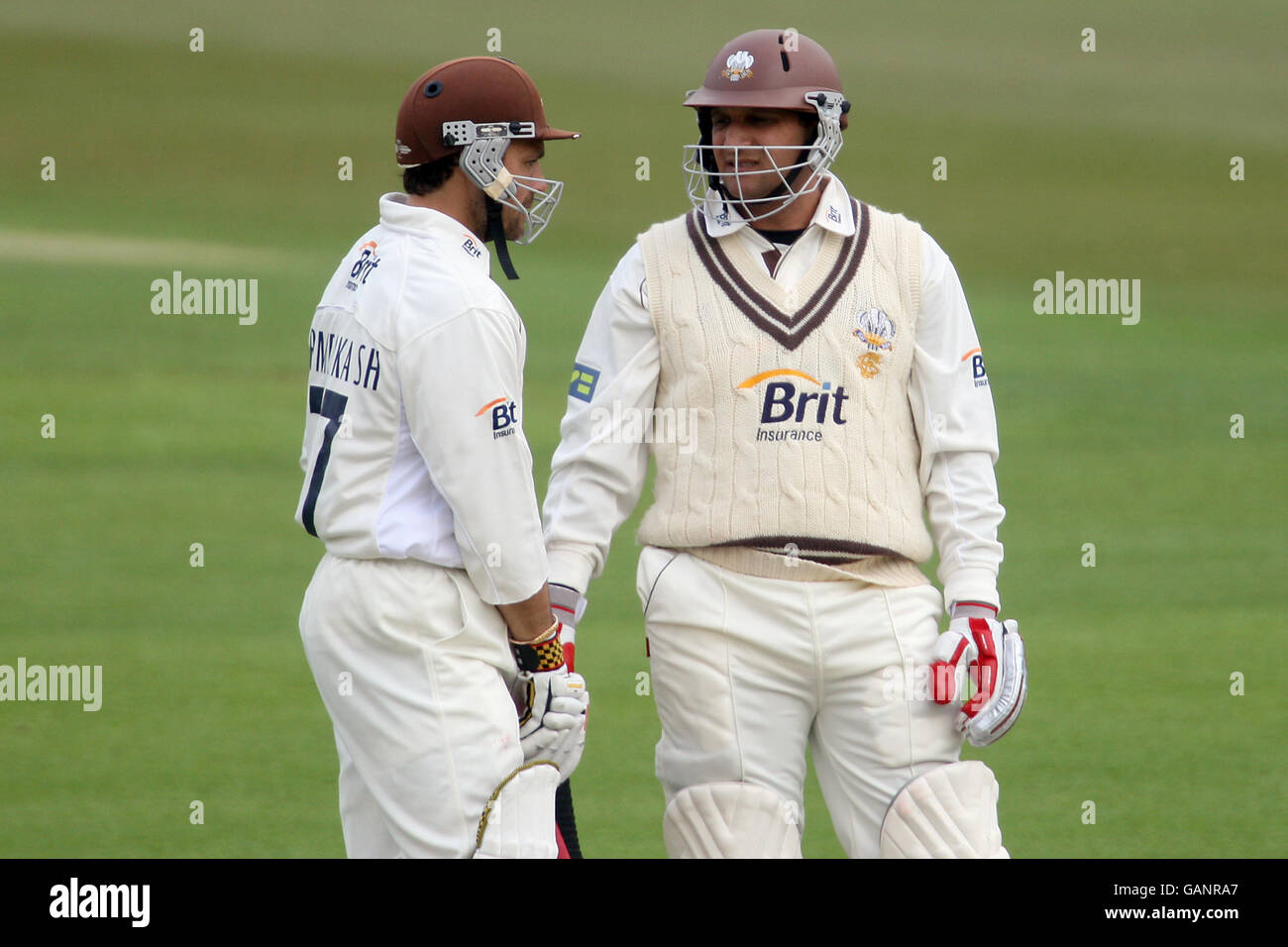 Surreys mark ramprakash left with batting partner mark butcher hi-res ...