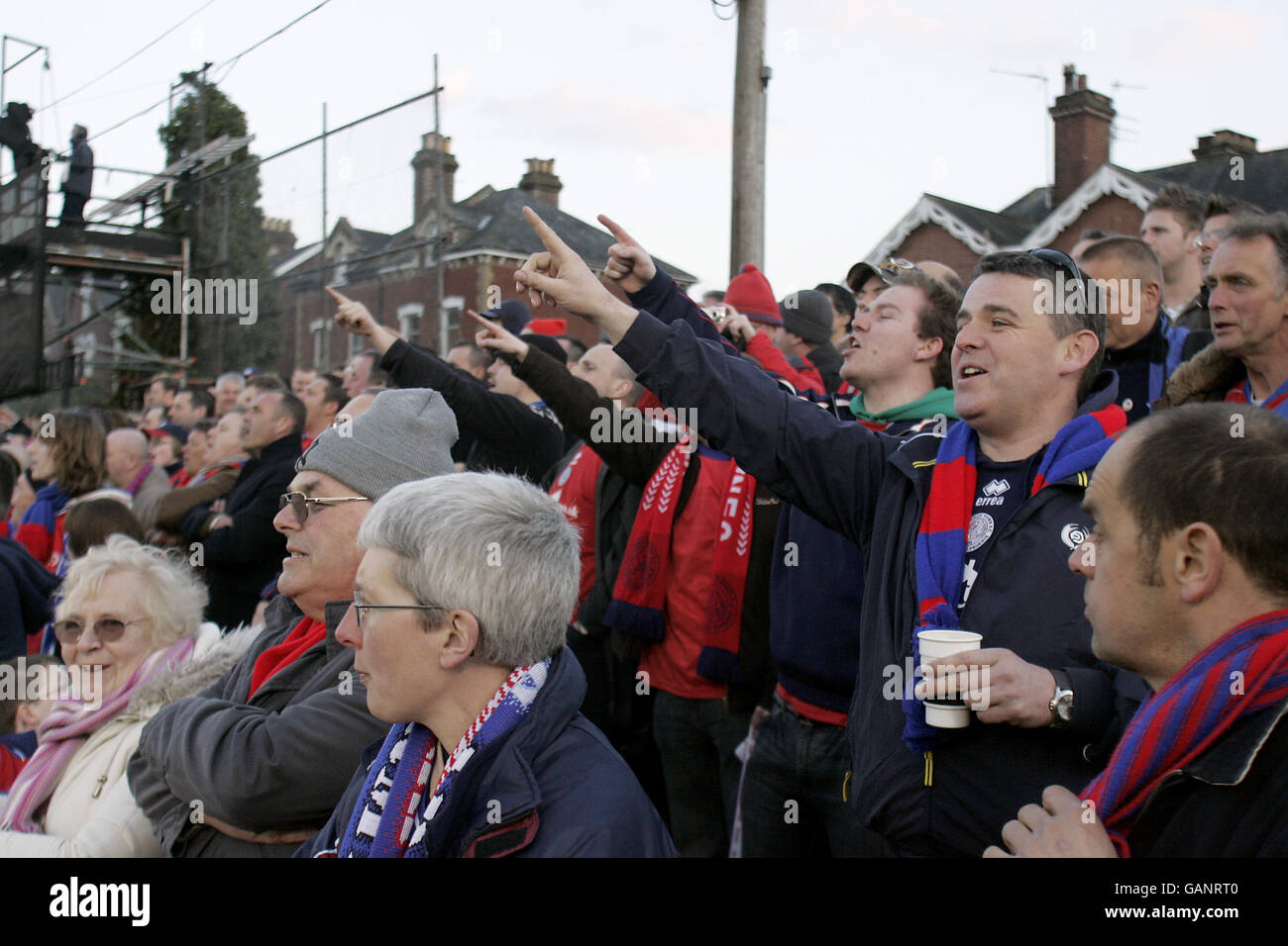 English football fans town square hi-res stock photography and images ...