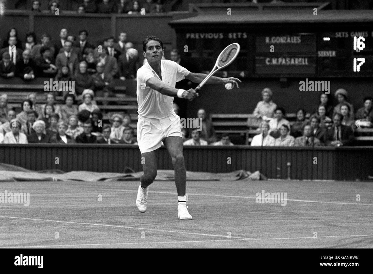 Tennis - Wimbledon Championships 1969 - All England Club Stock Photo ...