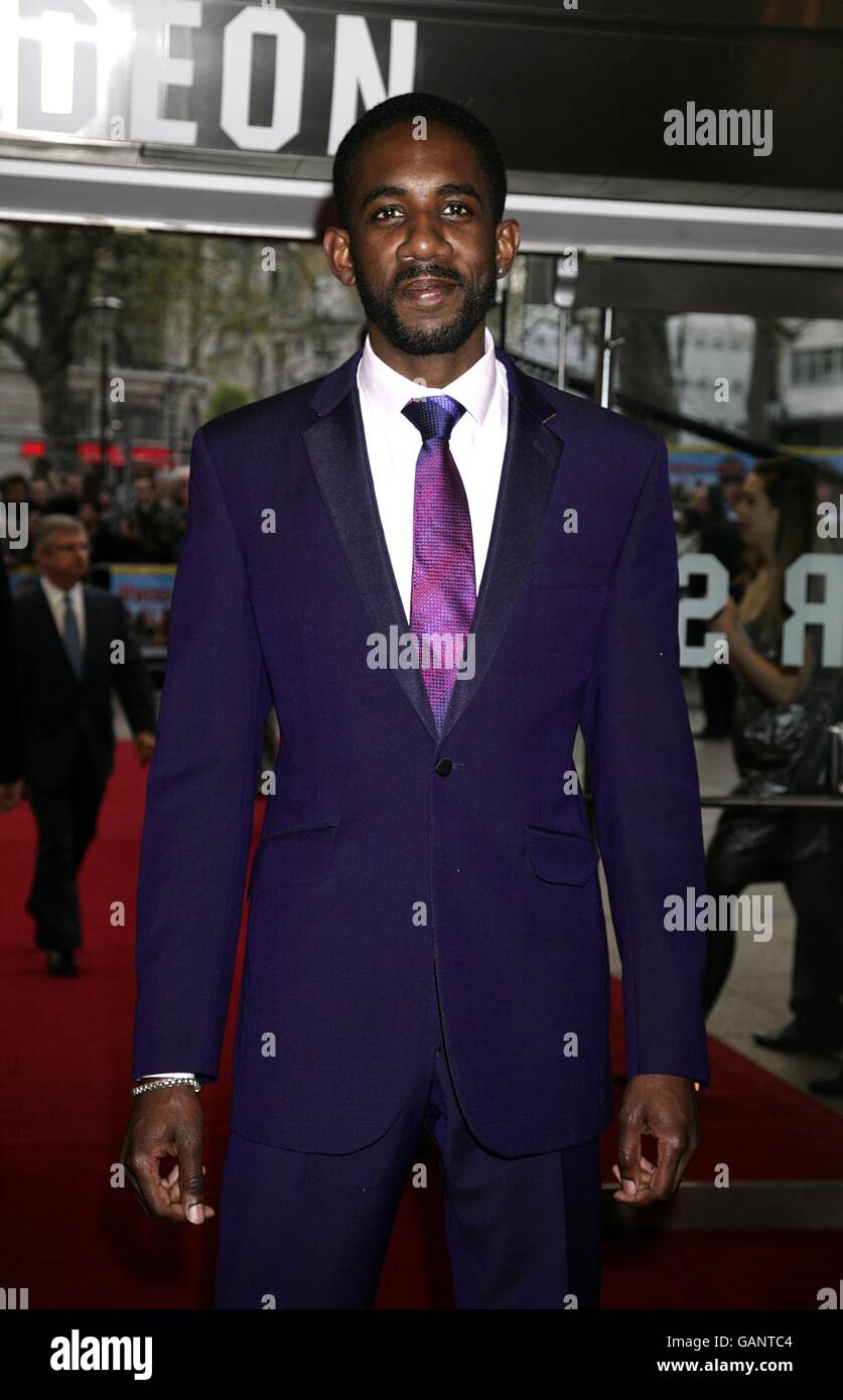 Rhashan Stone arrives for the World Charity Premiere of Three and Out ...