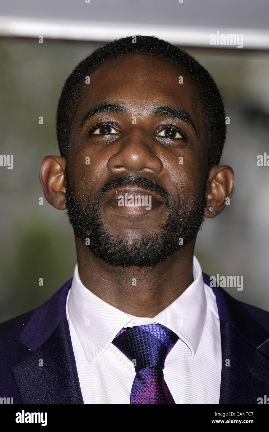 Rhashan Stone arrives for the World Charity Premiere of Three and Out ...