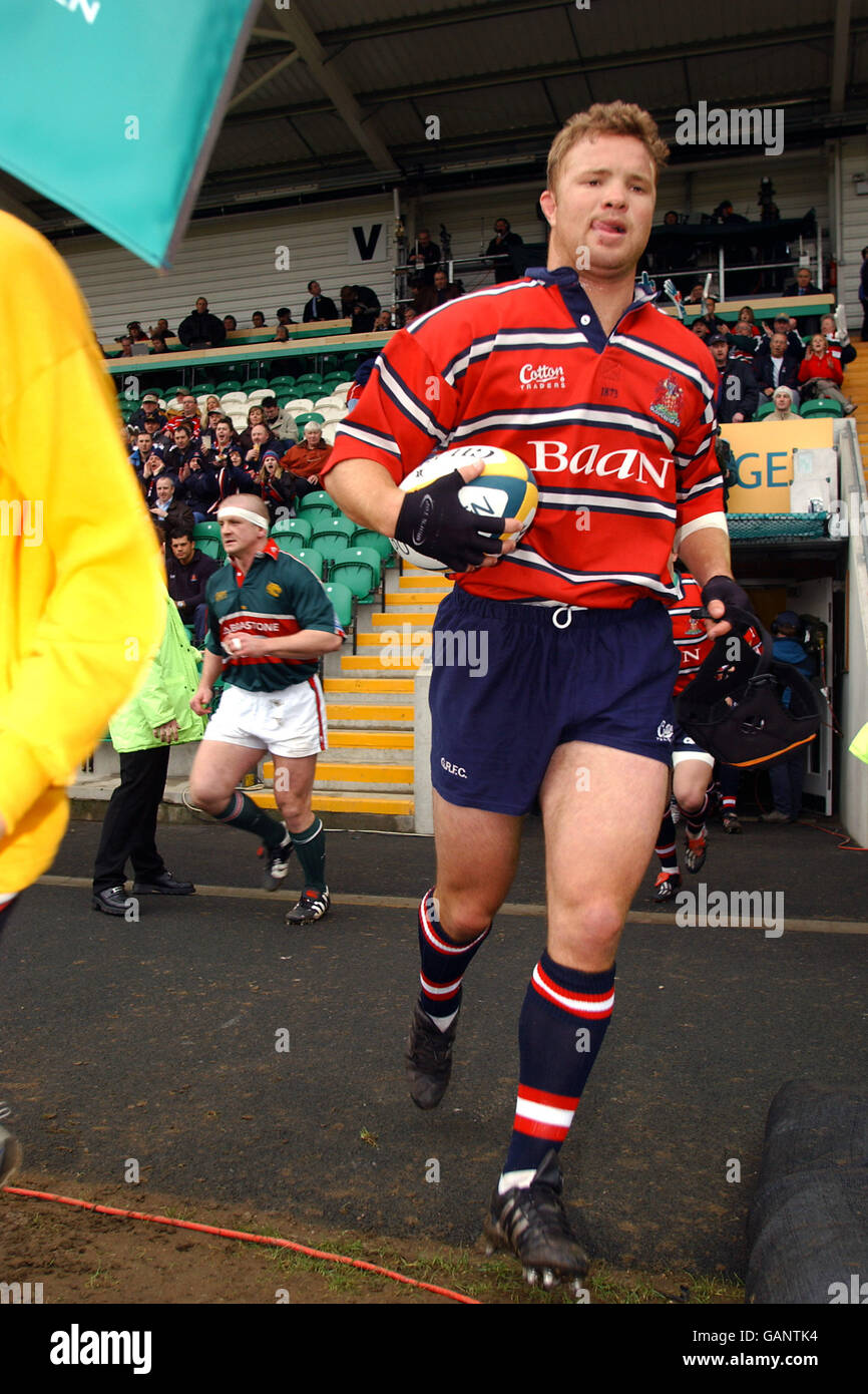 Gloucesters captain jake boer leads his team out hi-res stock ...