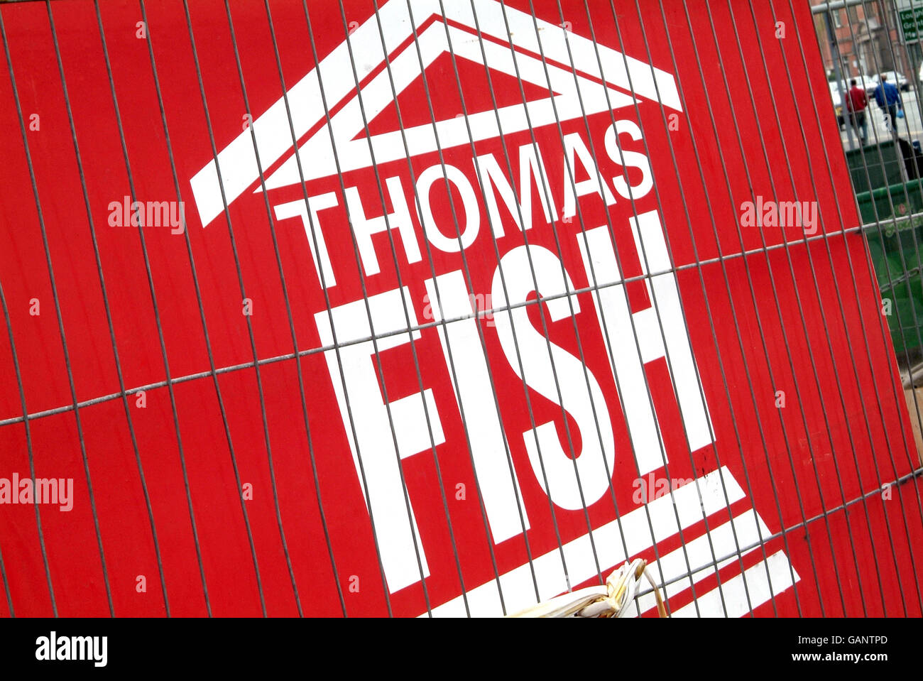 Construction - Thomas Fish Feature - Nottingham Stock Photo - Alamy