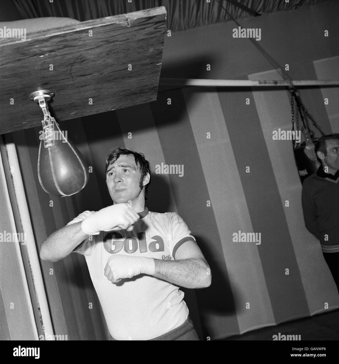 Boxing - John H. Stracey - Training Stock Photo - Alamy
