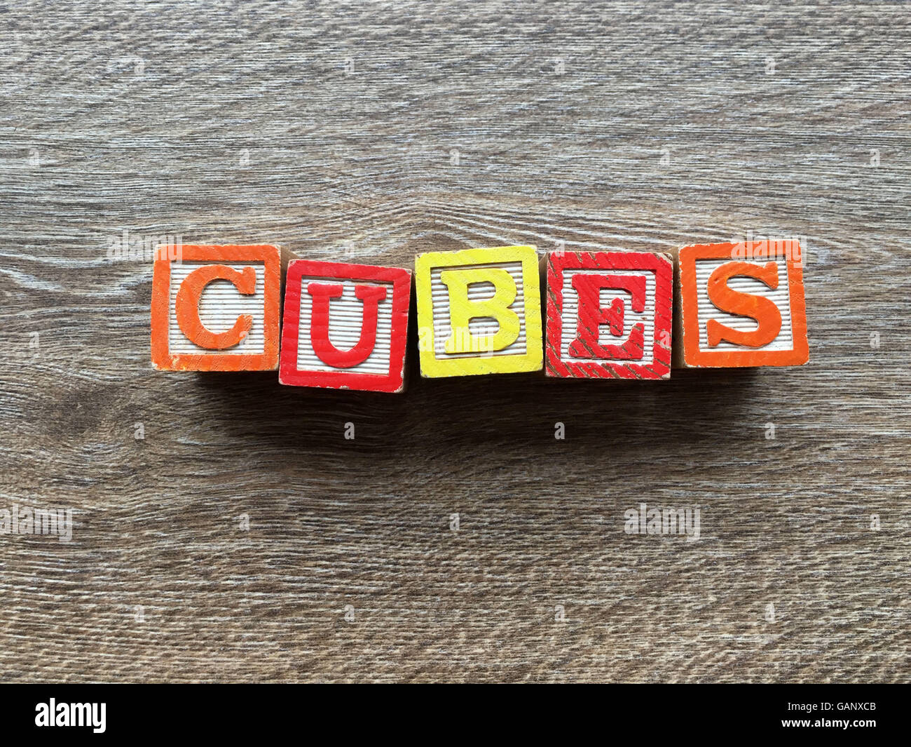 Letters cubes hi-res stock photography and images - Alamy