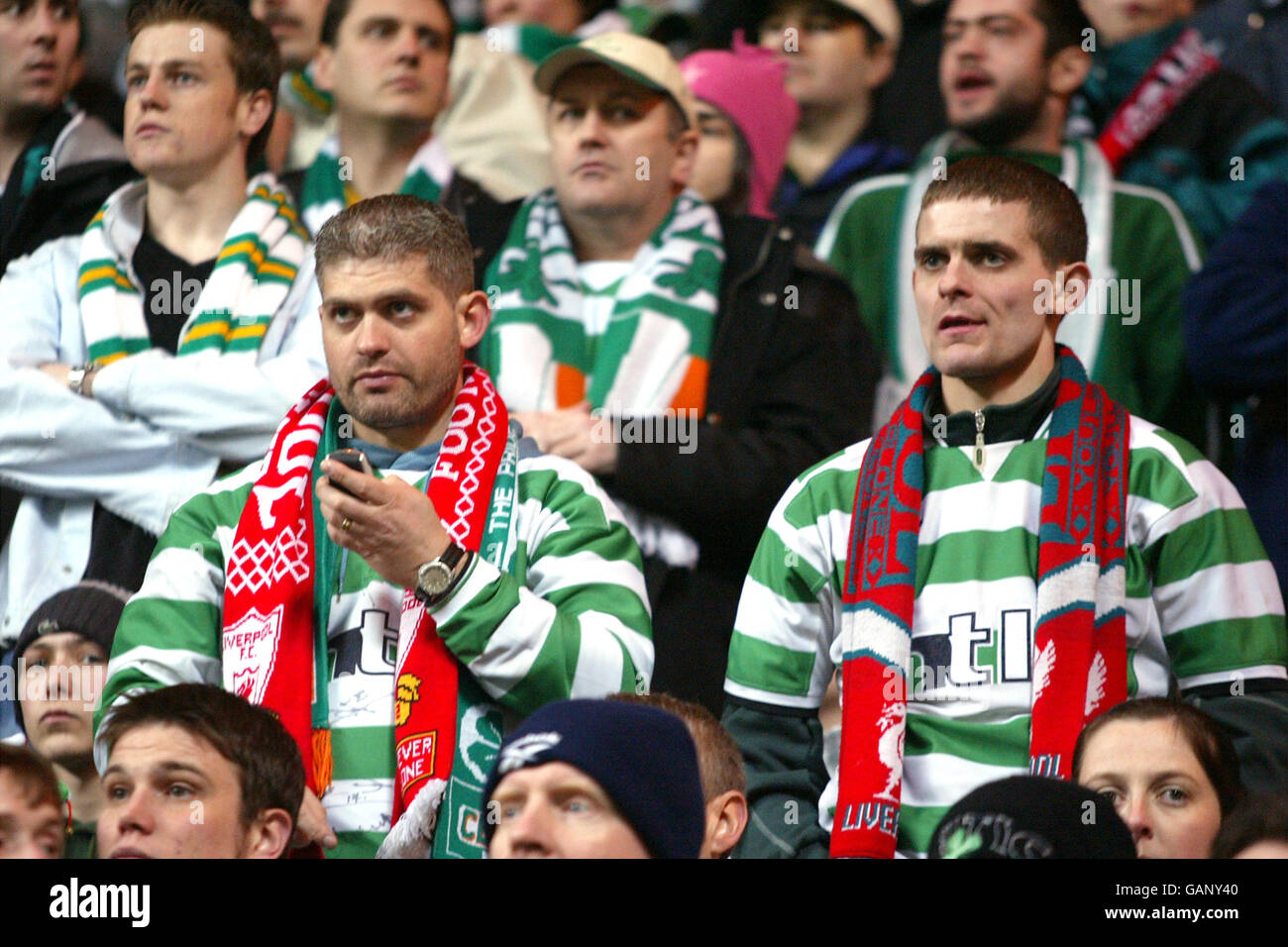 Uefa cup final celtic fans hi-res stock photography and images - Alamy