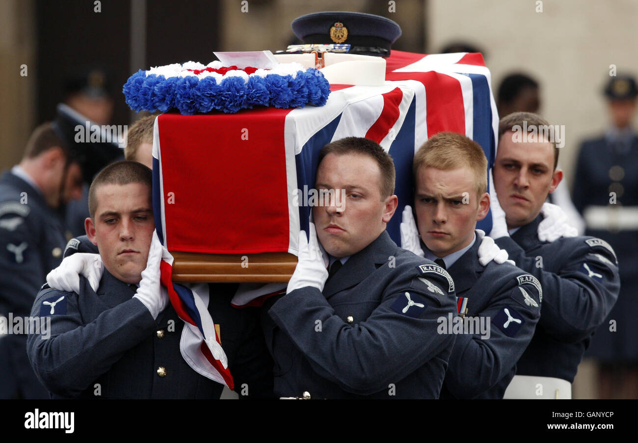 Funeral of RAF Serviceman held Stock Photo - Alamy