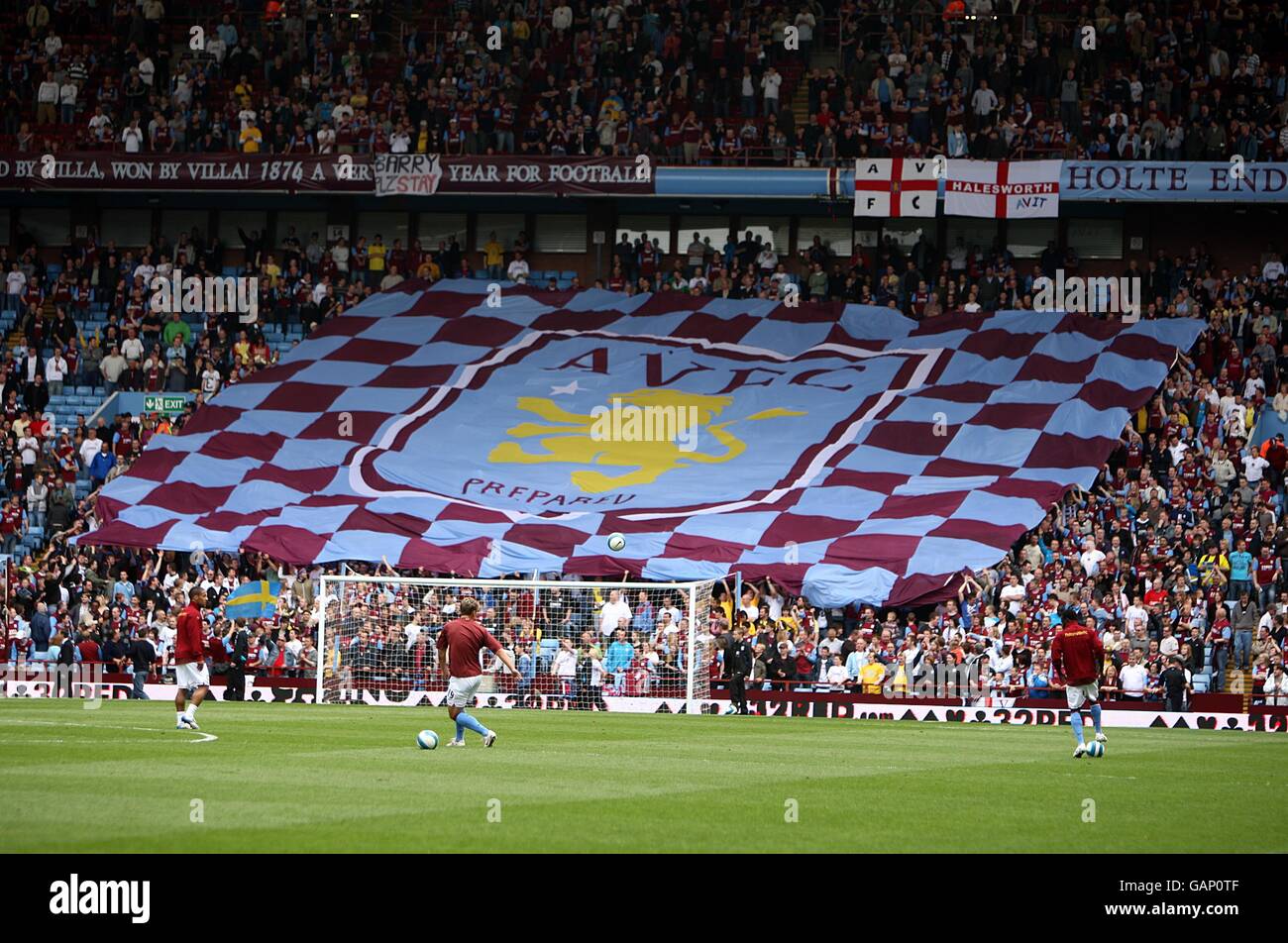 Aston villa flag hi-res stock photography and images - Alamy