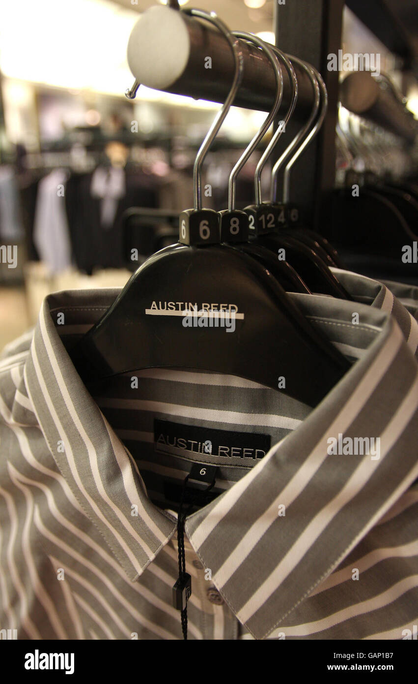 A general view inside Austin Reed on Regents Street, London. The ...