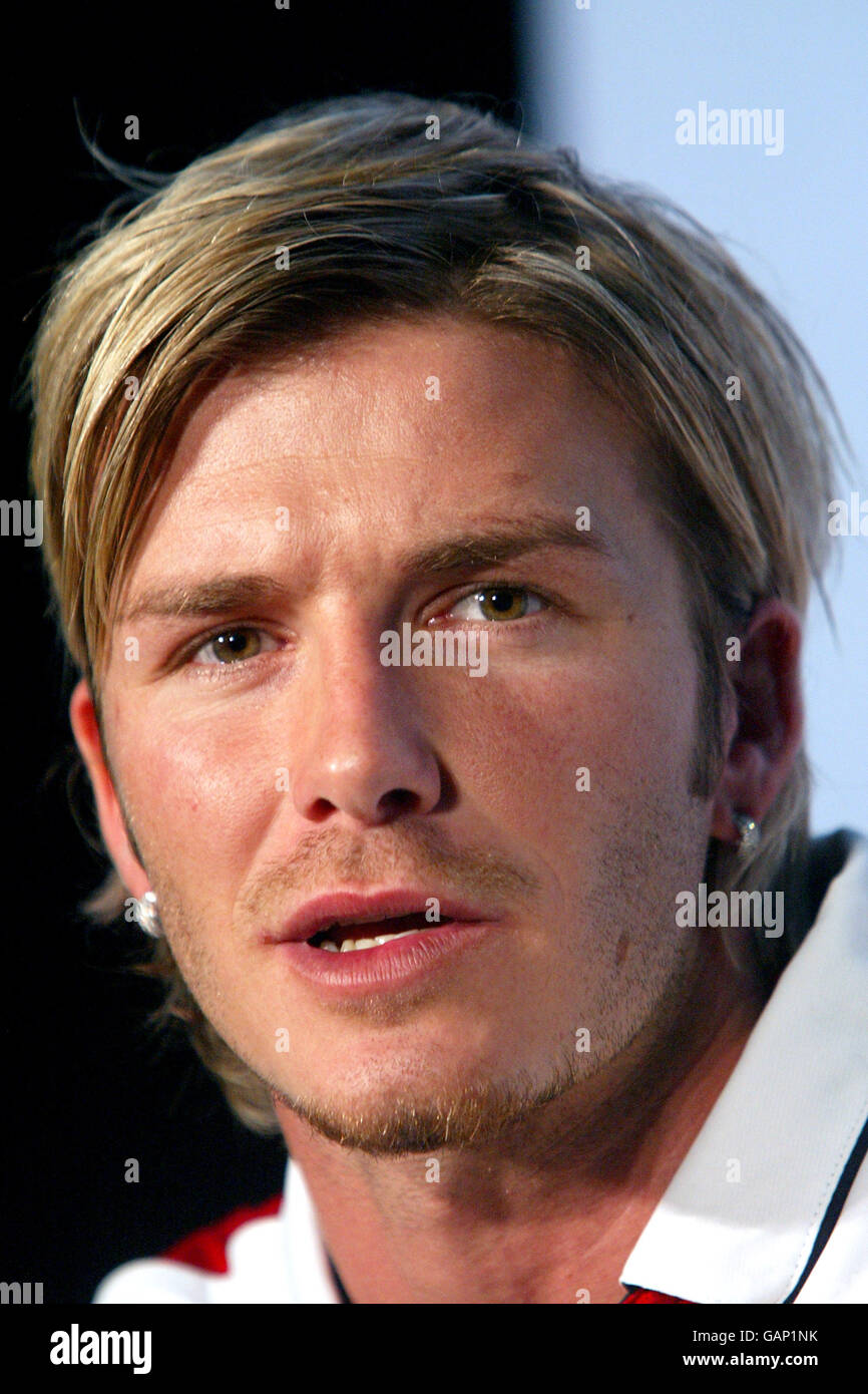 David Beckham England Kit High Resolution Stock Photography and Images ...