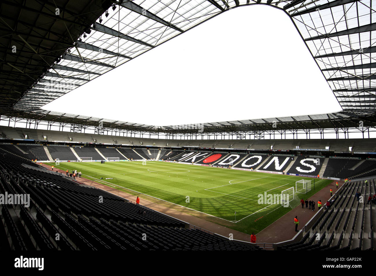 Football mkdons mk dons general view gv stadium datacoapplies hi-res ...