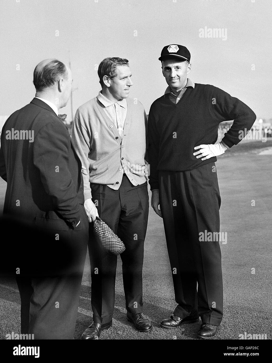 Harry Weetman of Great Britain, centre, congratulates Art Wall of the ...