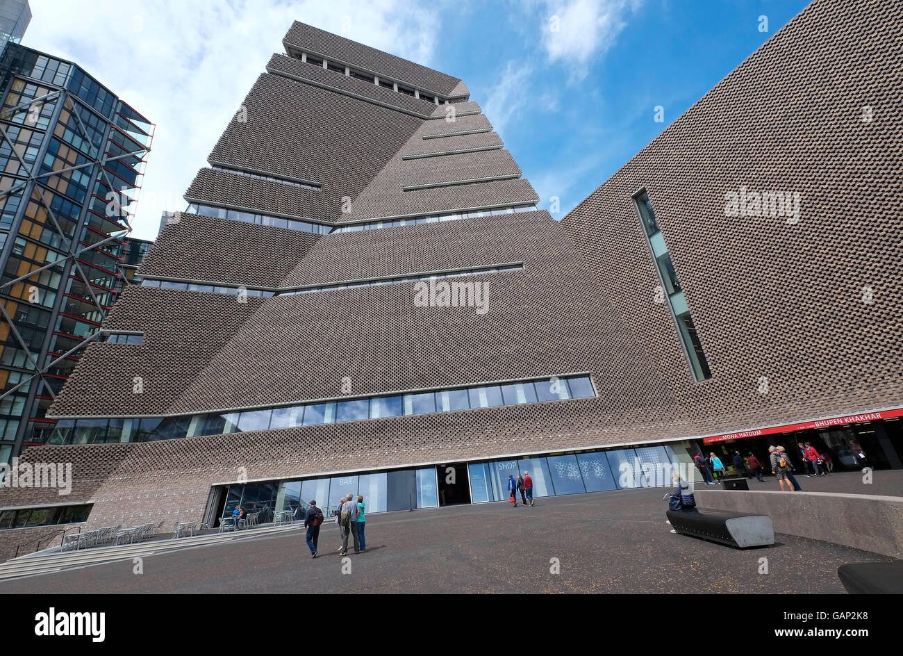new extension at the tate modern, london, england Stock Photo - Alamy