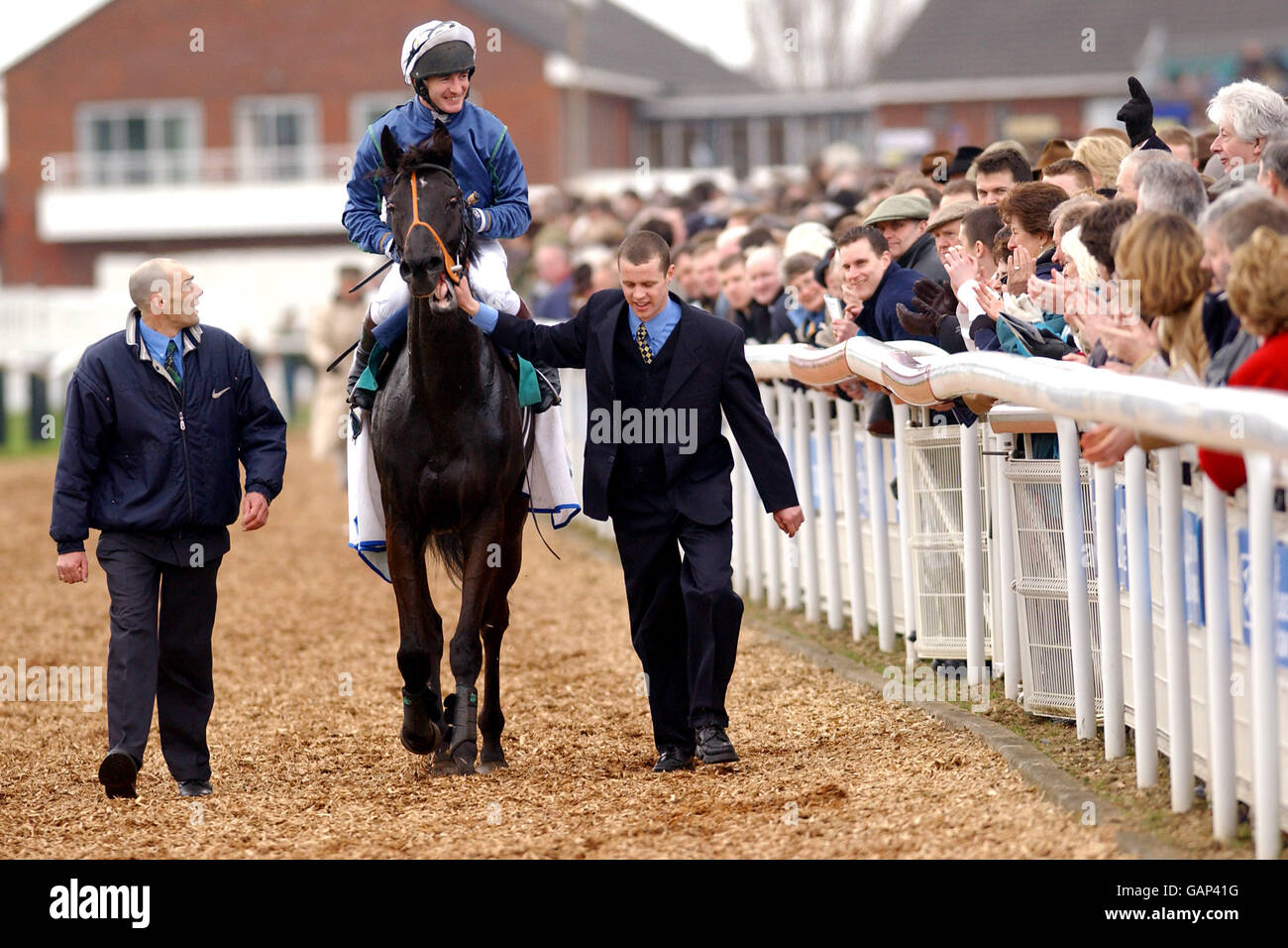 Winner of the Gerrard Wealth Management Supreme Novics' Hurdle Race ...