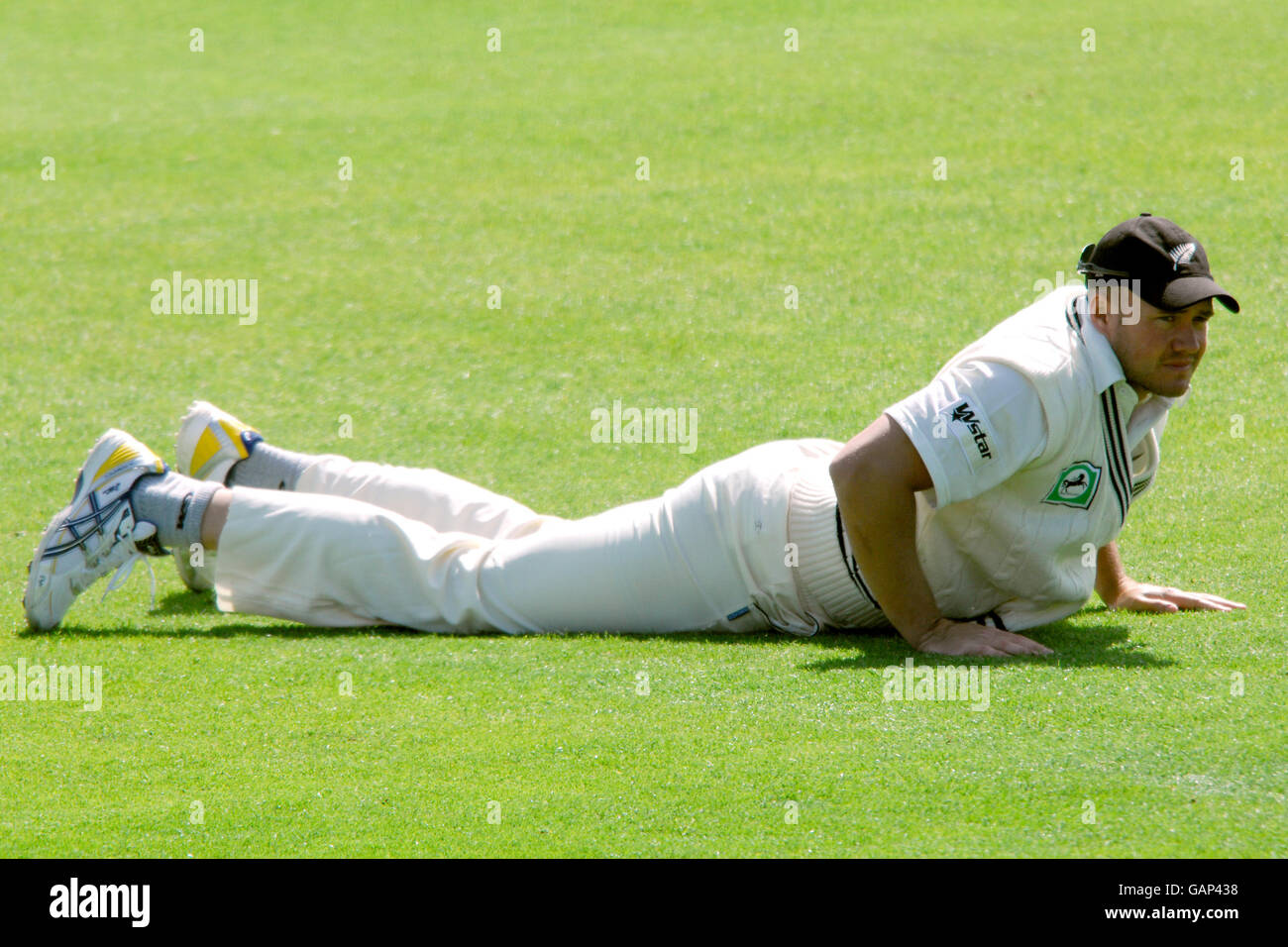 Cricket warm up stretching hi-res stock photography and images - Alamy