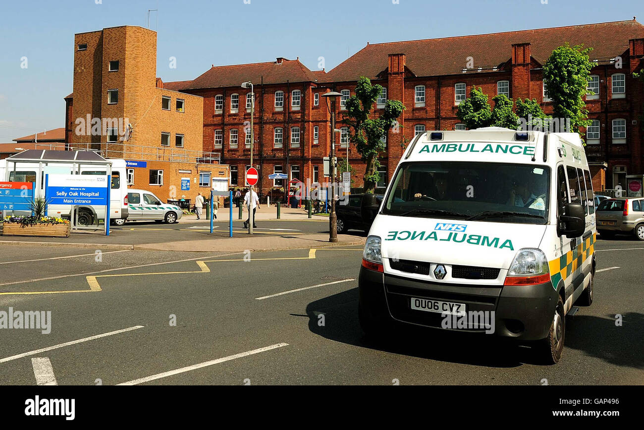 Selly Oak Hospital stock. Selly Oak Hospital in Birmingham Stock Photo ...