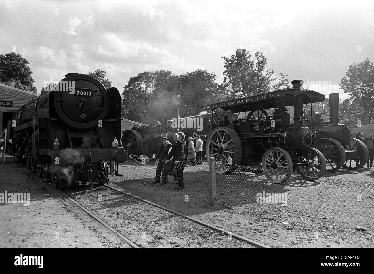 The gigantic Britannia class 7p Pacific locomotive "Oliver Cromwell" No ...