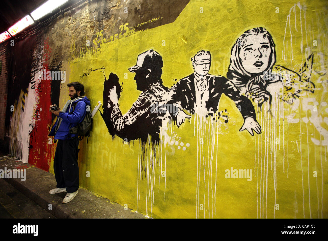 New Banksy artwork Stock Photo - Alamy