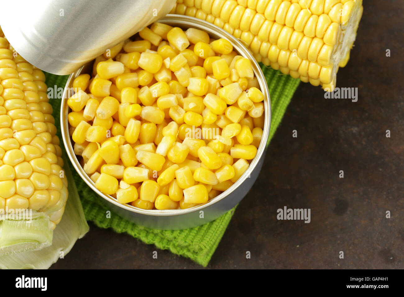 Canned corn hi-res stock photography and images - Alamy