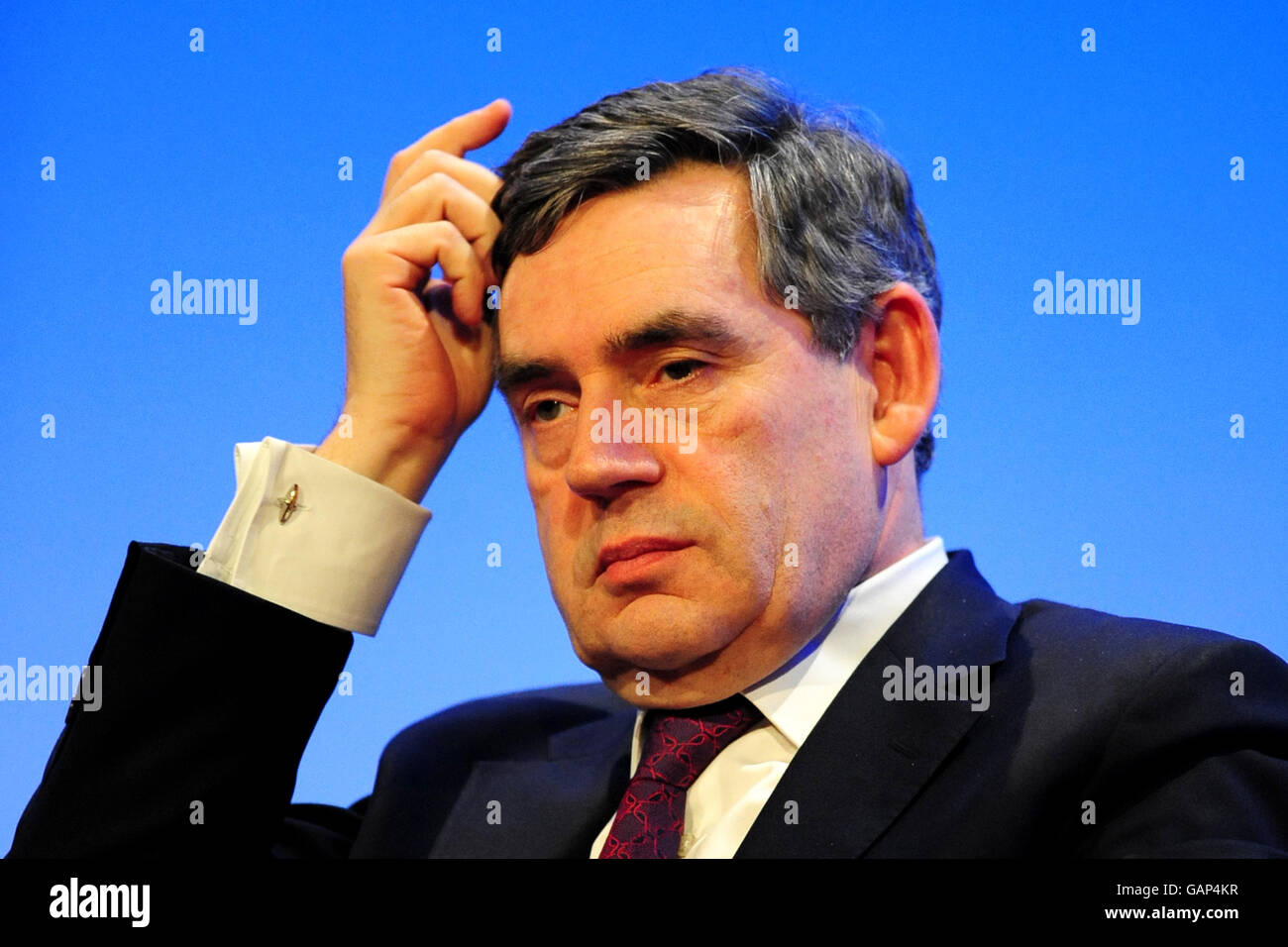 Prime Minister Gordon Brown pictured at the Labour Party Spring ...